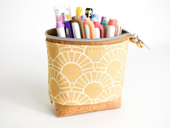 Sliding pencil case Pencil holder Slide down pencil case | Etsy