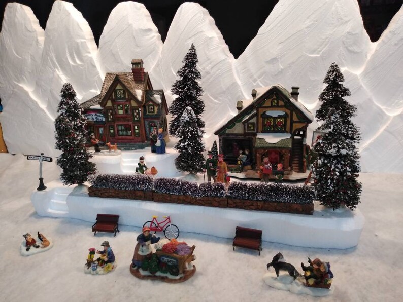Styrofoam Display Platform for Christmas Villages lemax Dept - Etsy Canada