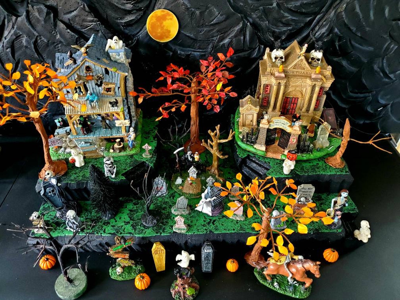 Styrofoam Display Platform for Halloween Village lemax Spooky - Etsy