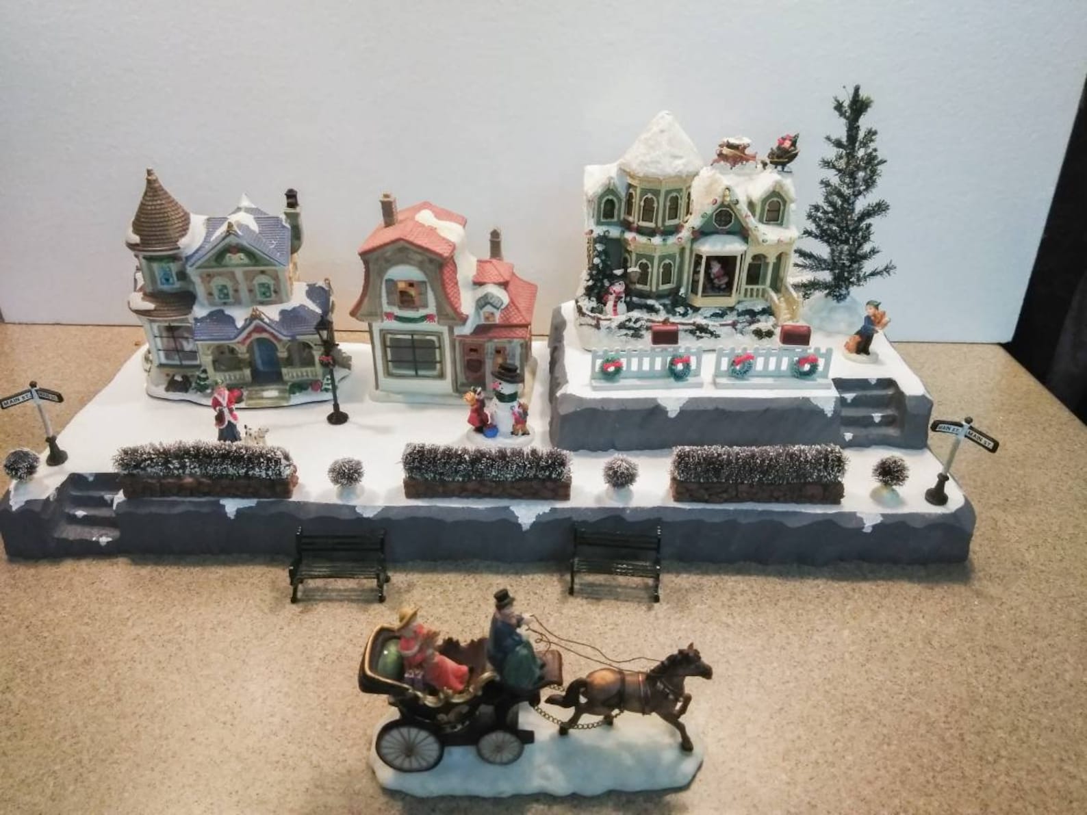 Styrofoam Display Platform for Christmas Villages lemax Dept - Etsy