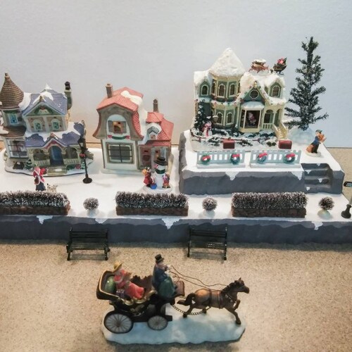 Christmas Village Display Mountain Backdrop for Lemax Dept 56 - Etsy