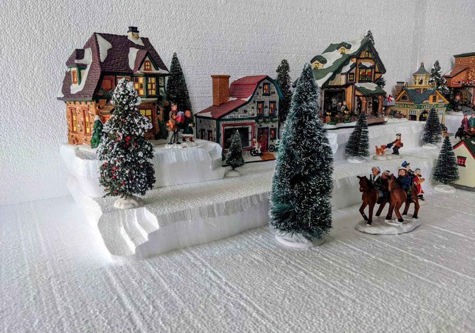 Huge 4ft Styrofoam Display Platform for Christmas Villages (lemax, Dept ...