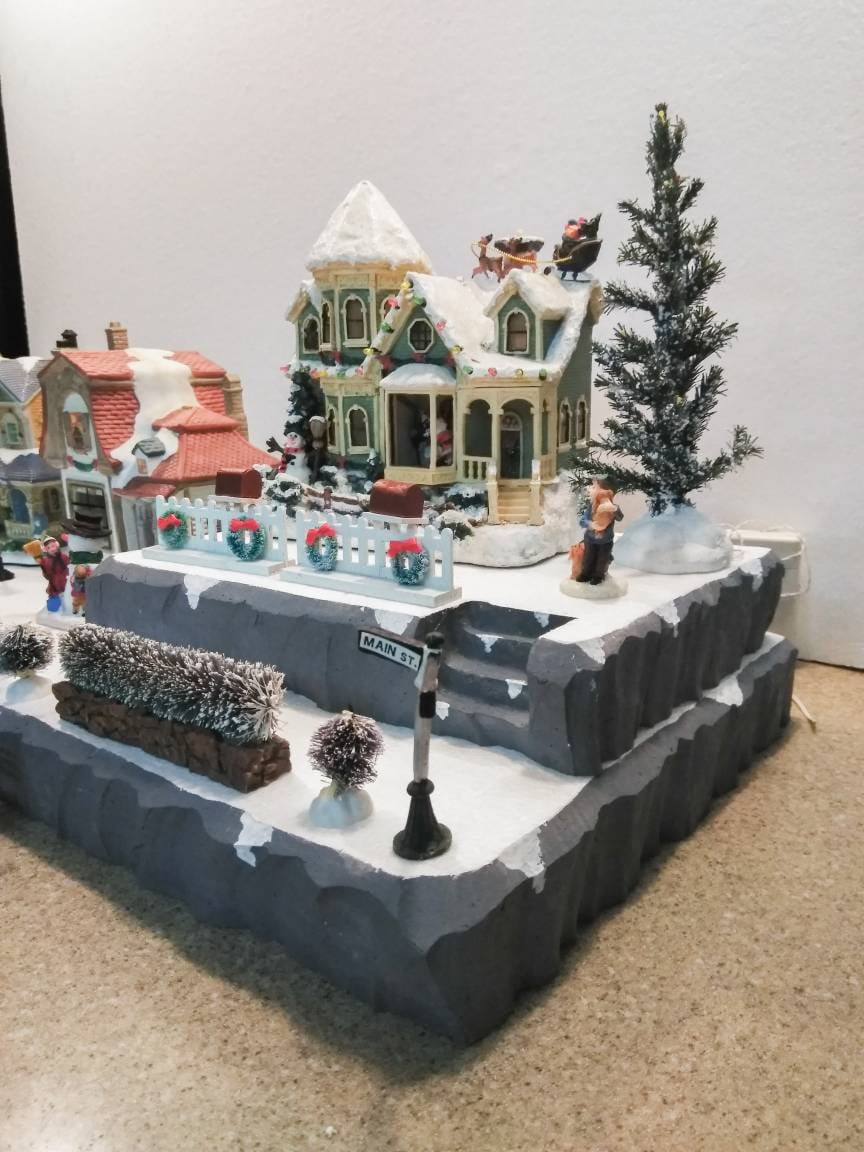 Styrofoam Display Platform for Christmas Villages lemax Dept - Etsy