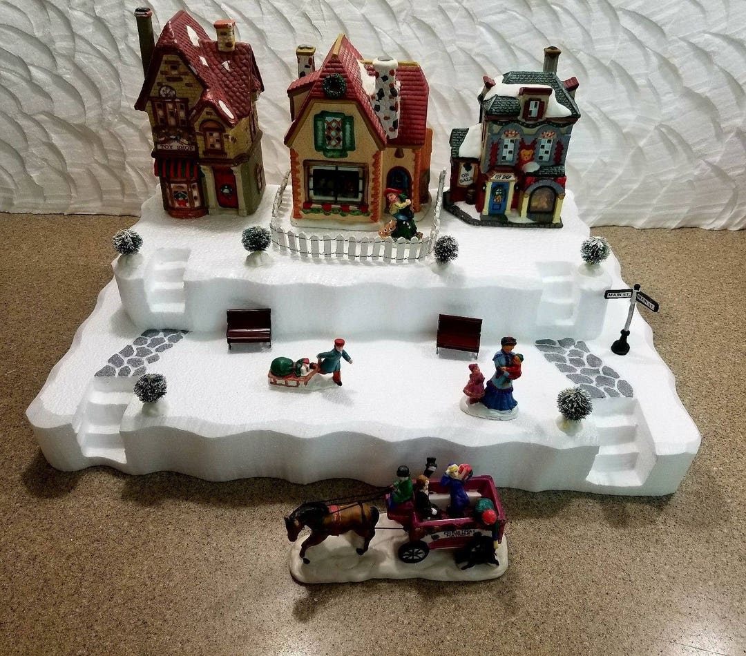 Styrofoam Display Platform for Christmas Villages (lemax, Dept 56 ...