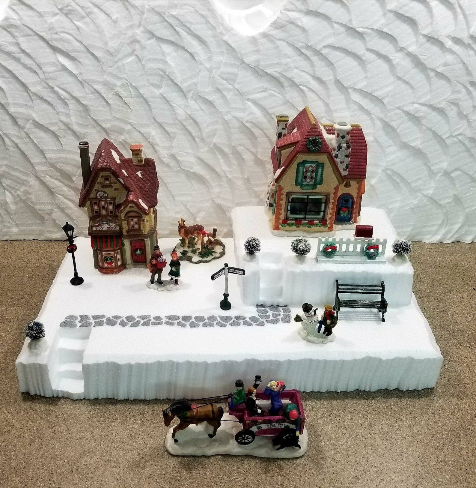Styrofoam Display Platform for Christmas Villages (lemax, Dept 56 ...