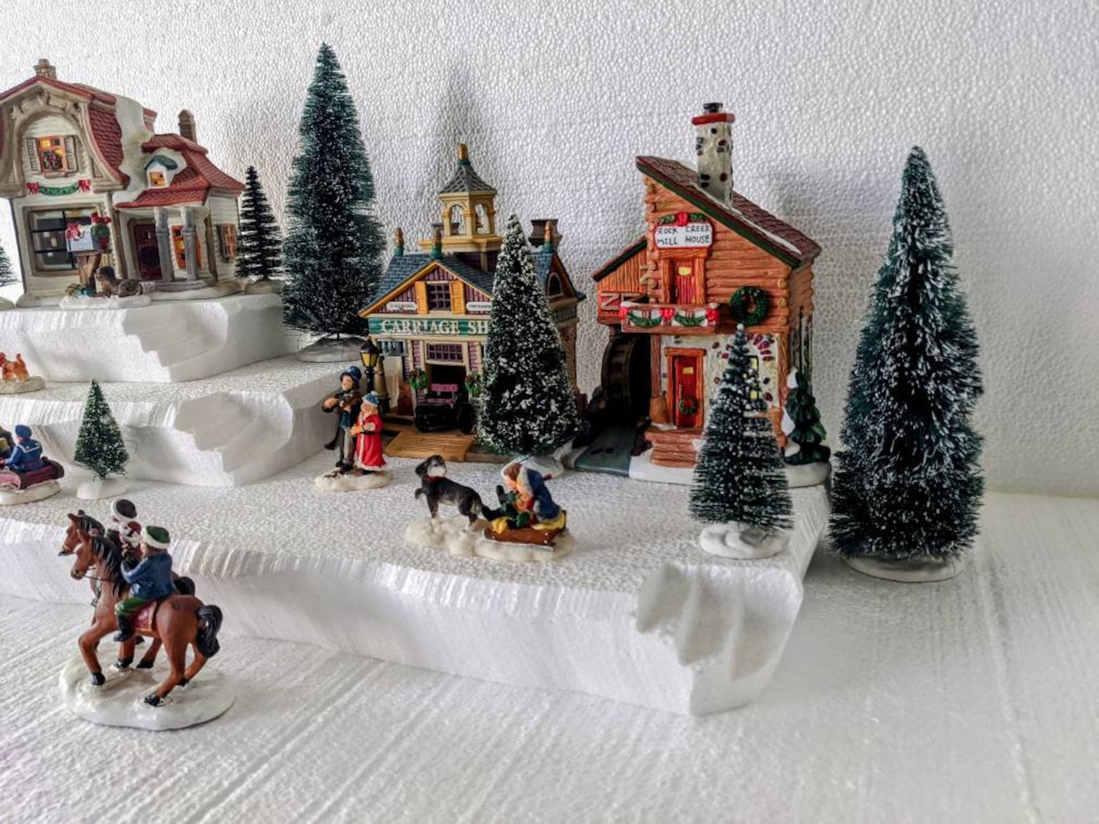 Styrofoam Display Platform for Christmas Villages (lemax, Dept 56 ...