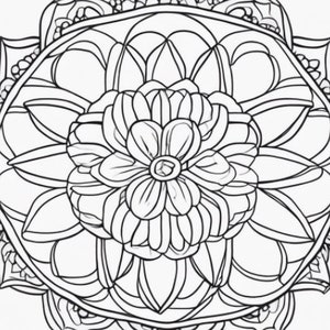 Digital Coloring Book Bundle Pack Mandala Themed - Etsy