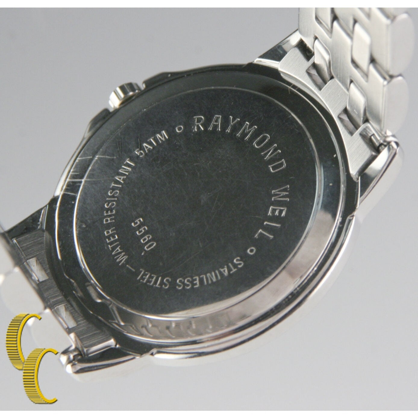 Raymond Weil Stainless Steel Geneve Tango Quartz Watch W/ Date Feature ...