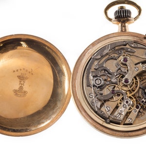 Rare Jules Mathey Locle Split-second Chronograph Hunter Pocket Watch - Etsy