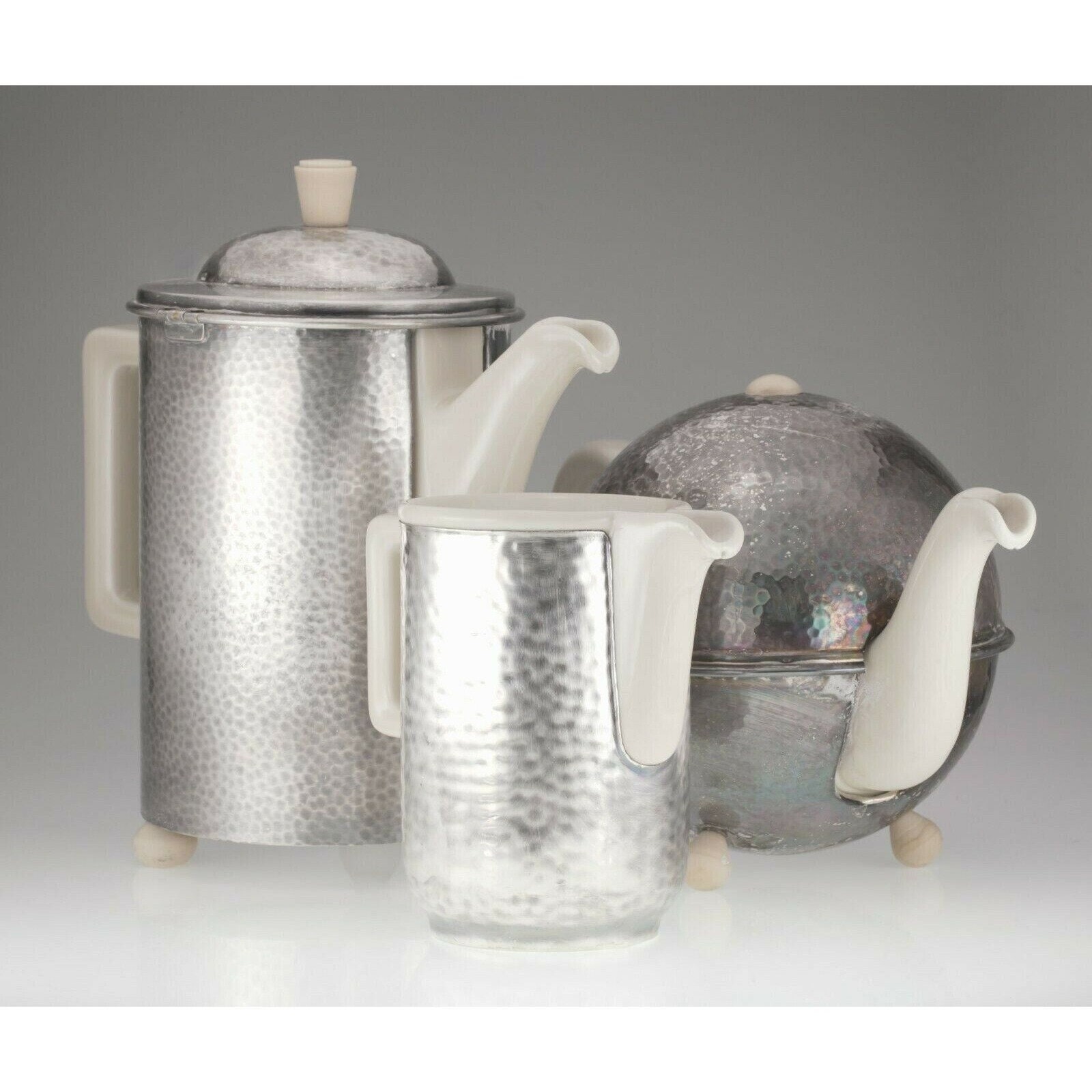 WMF Art Deco Modernist Bauhaus Coffee & Tea Set of 3 Pieces Made in ...