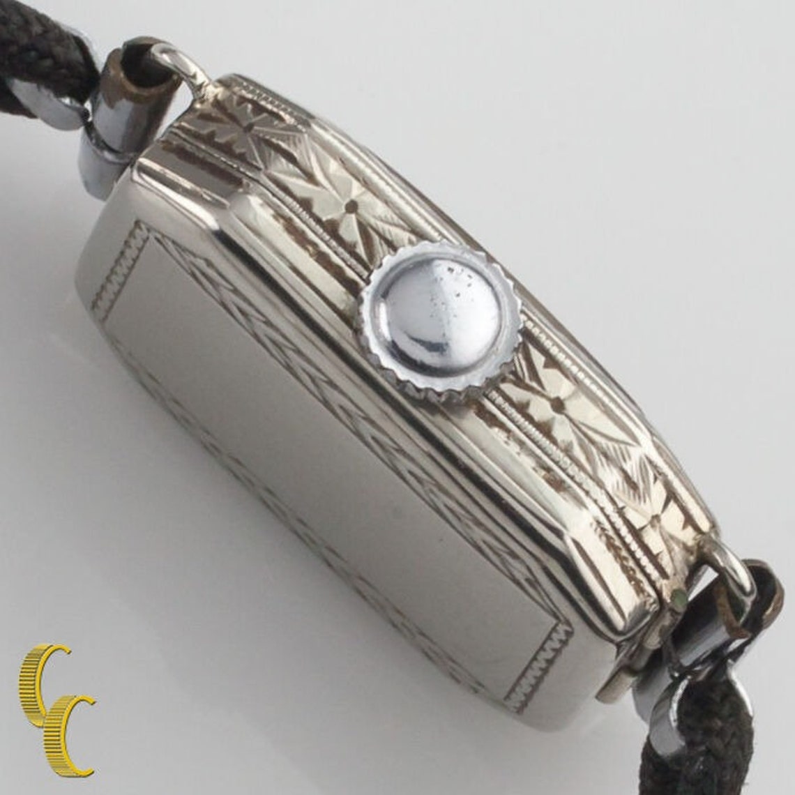 Hafis 18k White Gold Mechanical Hand-winding Watch W/ Silk Cord Band - Etsy