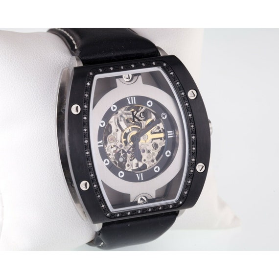 Kc Diamond Skeleton Automatic Stainless Steel Watch 6… - Gem