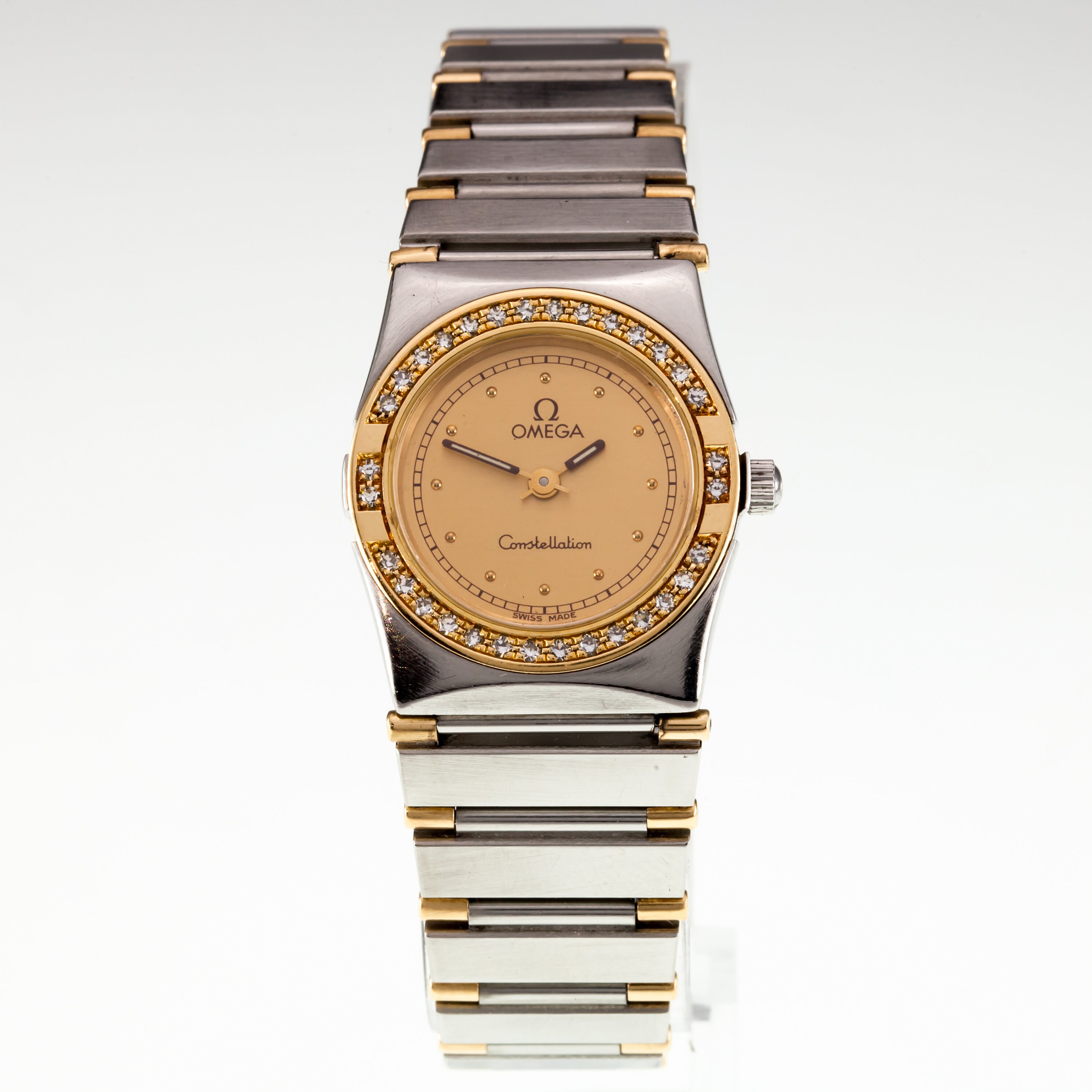 Omega Mini Constellation Two-tone 18k Gold & Stainless Steel Women's ...