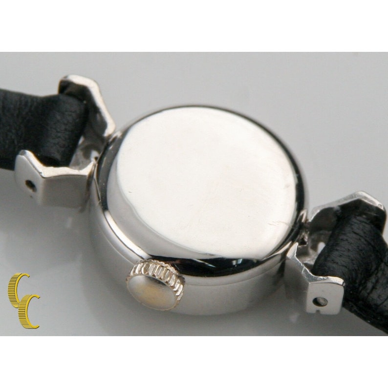 Women's Vintage 18k White Gold Movado Turler Watch W/diamonds - Etsy