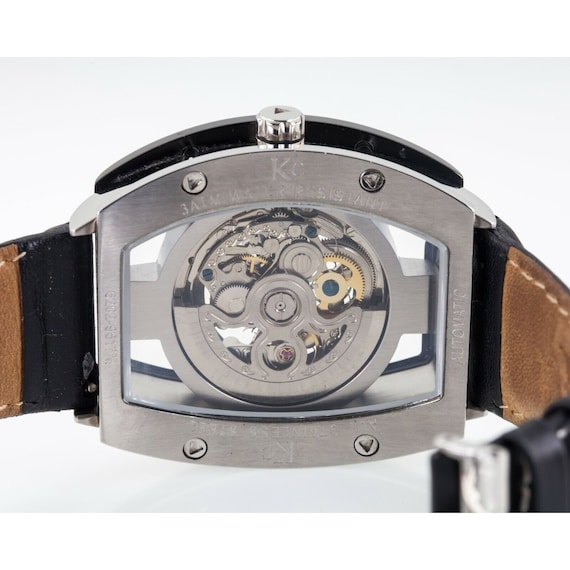 Kc Diamond Skeleton Automatic Stainless Steel Watch 6… - Gem