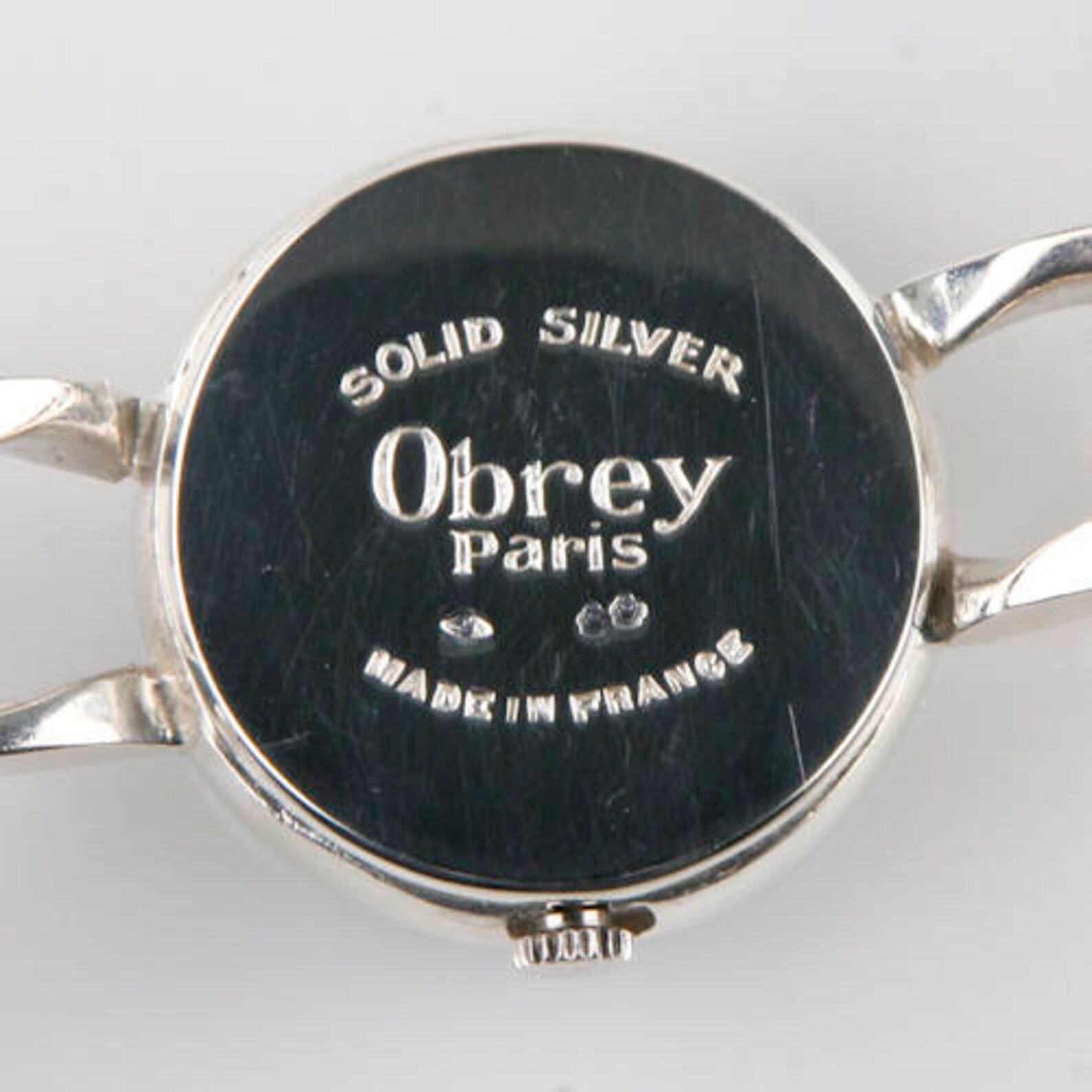 Obrey Solid Silver Women's Quartz Round Watch W/ Silver - Etsy Ireland