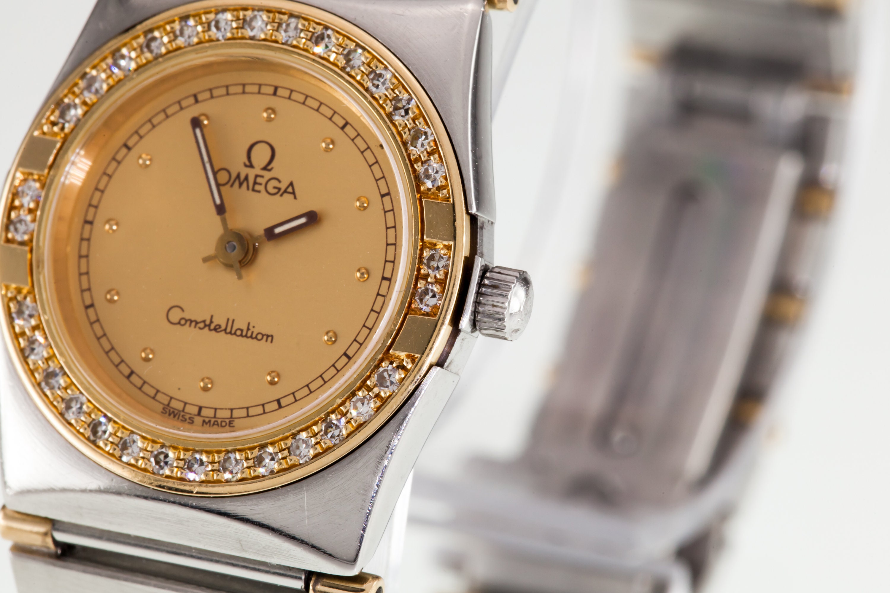 Omega Mini Constellation Two-tone 18k Gold & Stainless Steel Women's ...