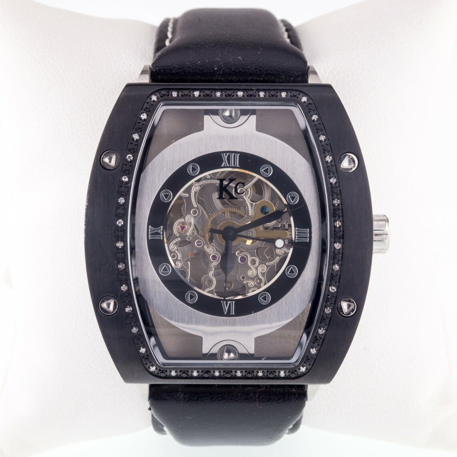 Kc Diamond Skeleton Automatic Stainless Steel Watch 6202-9617M - Etsy