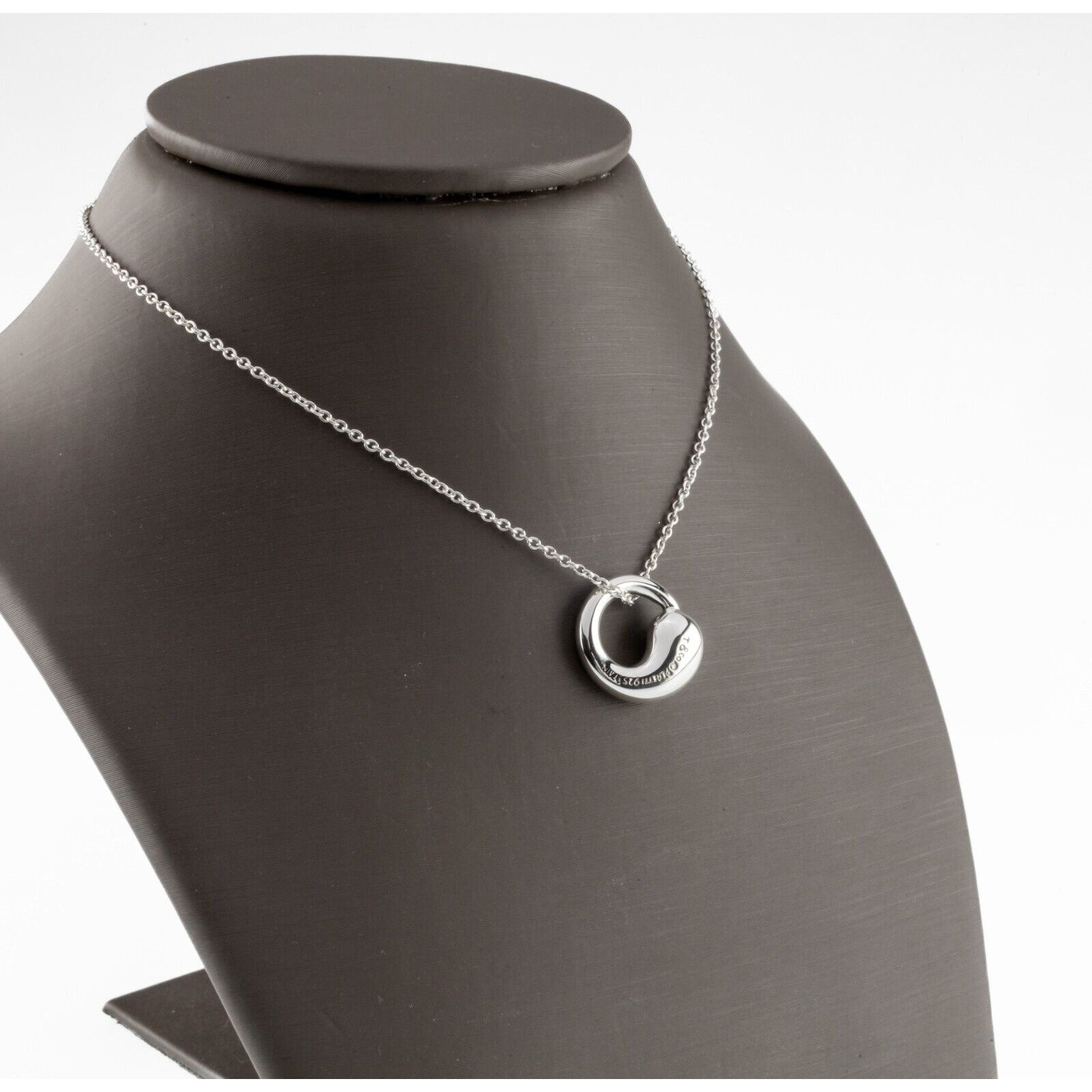 Tiffany & Co. Sterling Silver Elsa Peretti Eternal Circle Pendant Small ...