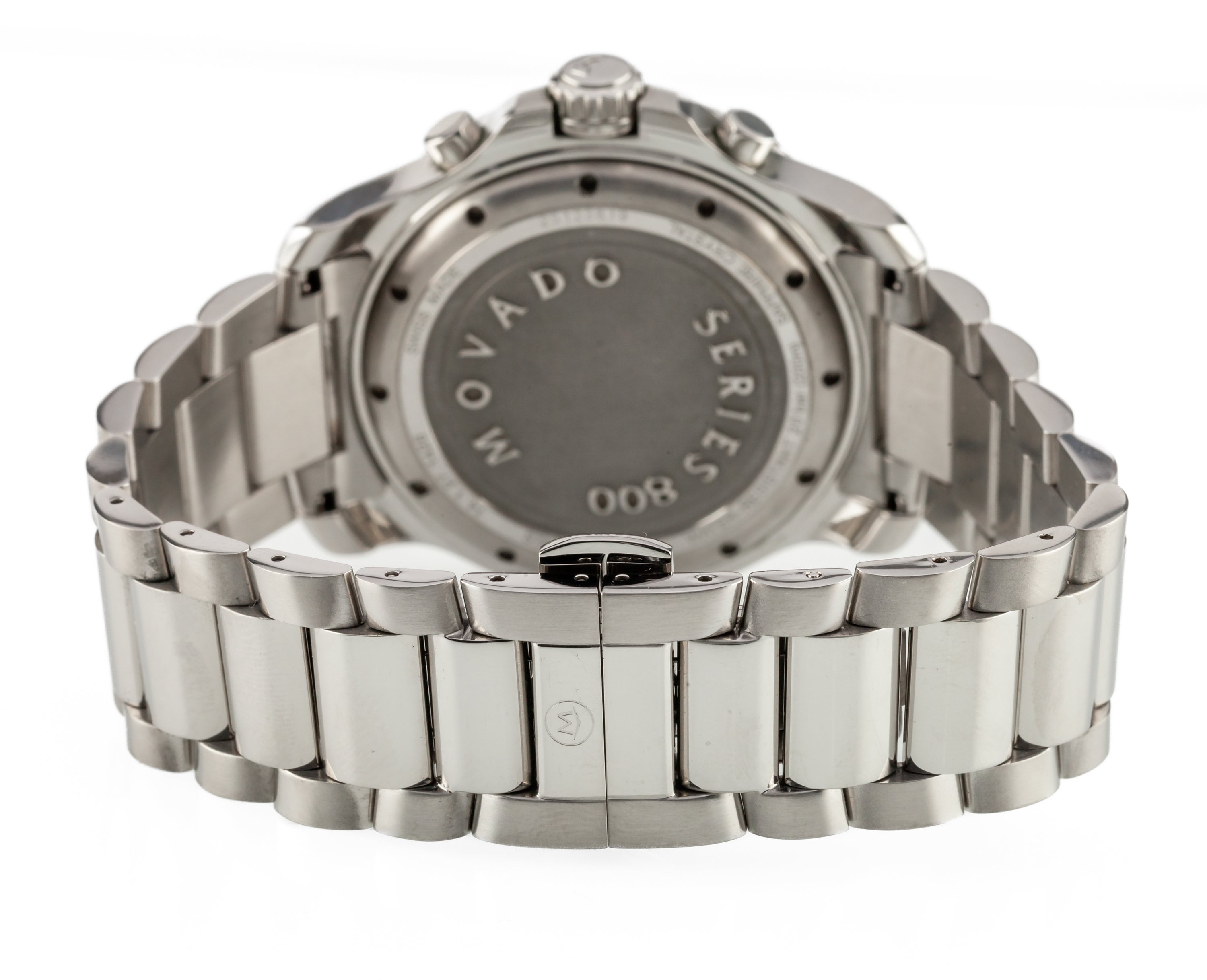 Movado Series 800 Chronograph Stainless Steel Men's Quartz Watch W/ Box ...
