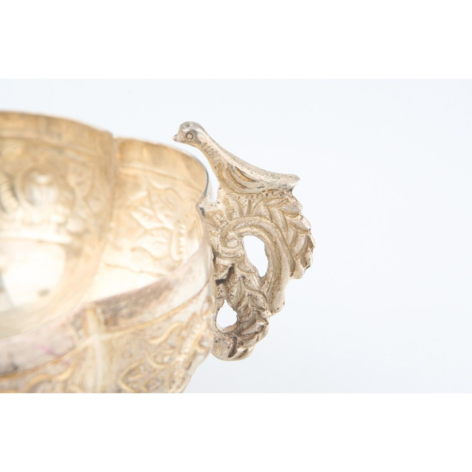 Vintage Sanborns Aztec Rose Bowl Mexico City Silver Sterling (119g ...