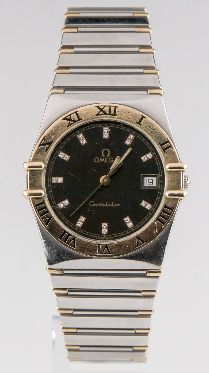 Omega Constellation Two-tone 18k Gold & Stainless Steel Quartz - Etsy