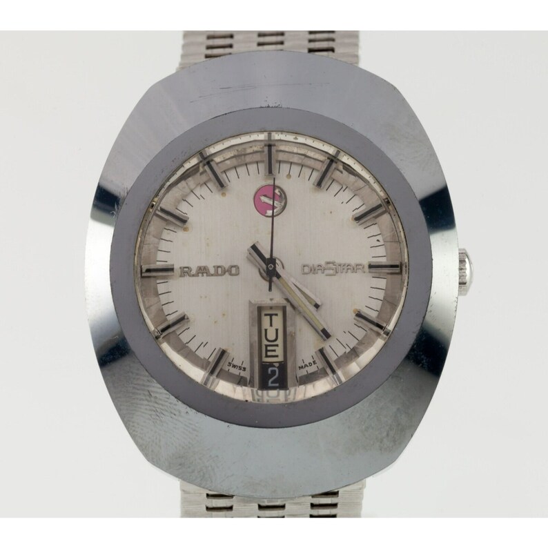 Rado Diastar Men's Automatic Stainless Steel Silver Tone Watch 8/1 - Etsy