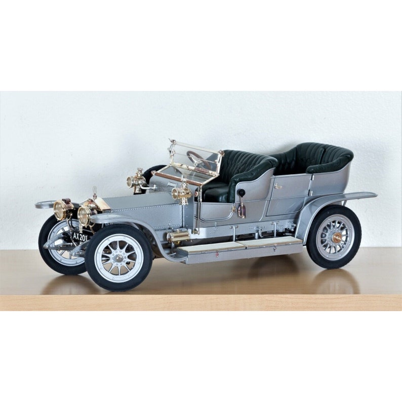1907 Rolls-royce Silver Ghost 1:12 Scale Model Car by the Franklin Mint ...