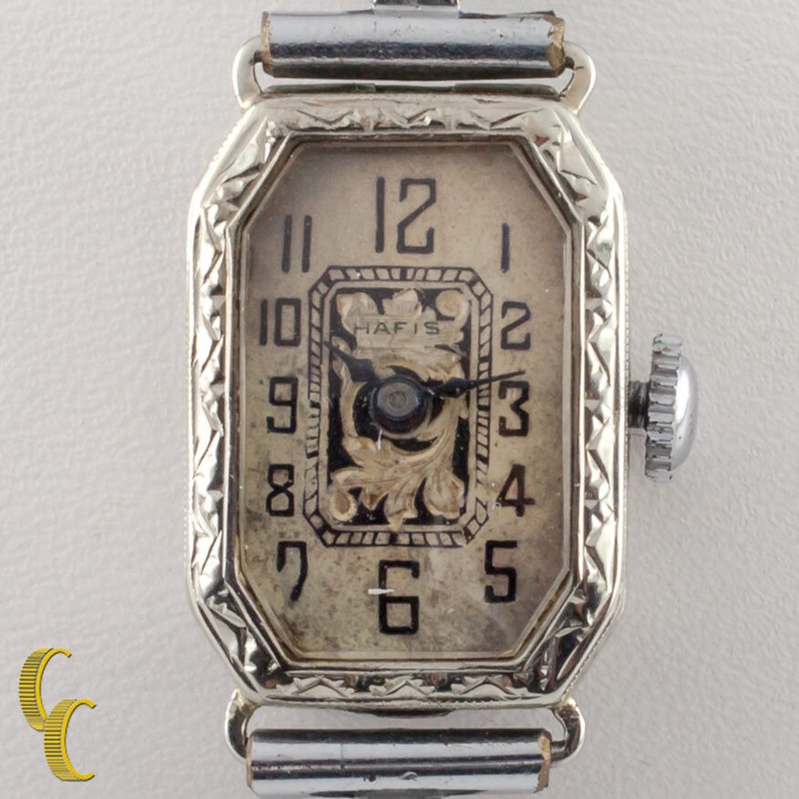 Hafis 18k White Gold Mechanical Hand-winding Watch W/ Silk Cord Band - Etsy