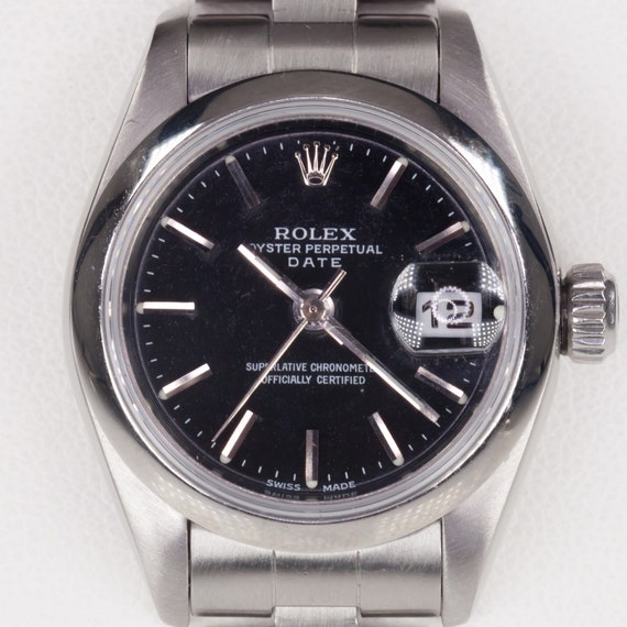 Vintage 1999 Rolex Oyster Perpetual Date Women's Stai… - Gem
