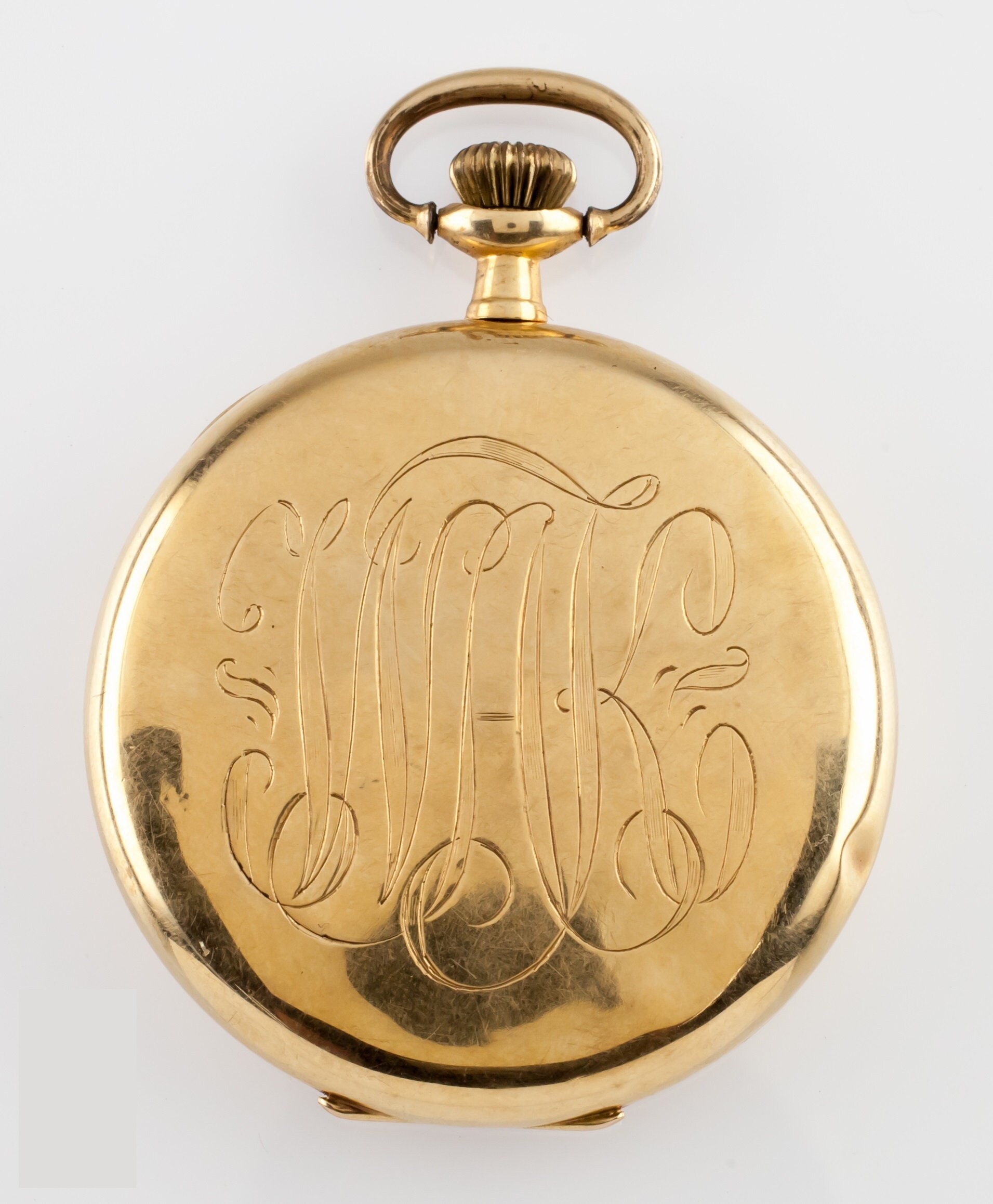 Antique 1912 Hampden 14K Gold Open Face Pocket Watch, Sz. 12S - Etsy