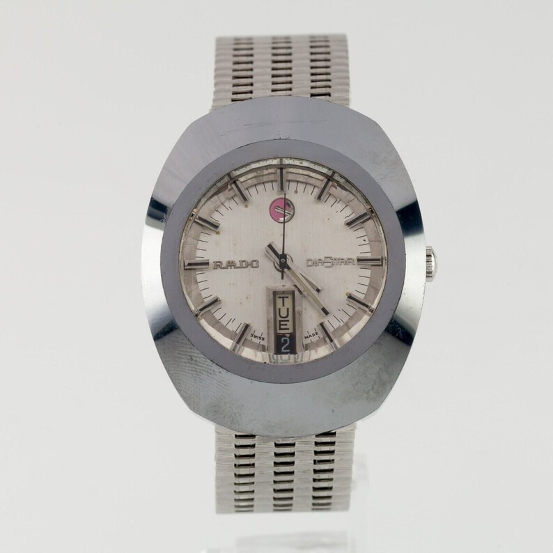 Rado Diastar Men's Automatic Stainless Steel Silver Tone Watch 8/1 - Etsy