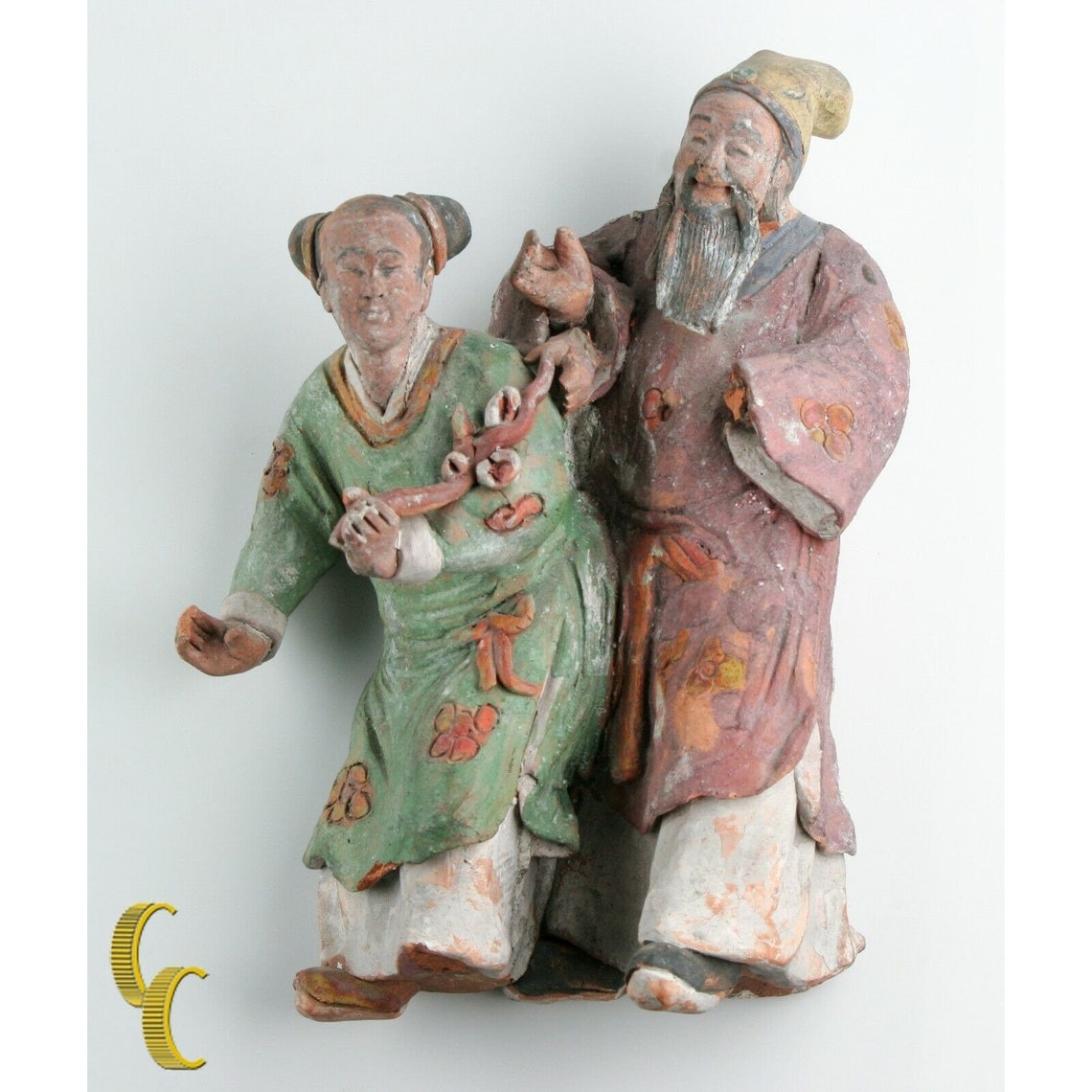 Lot of 7 Chinese Mud Men Figurines Glazed Nice Variety! - Etsy