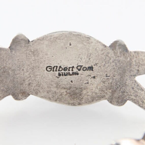 Vintage Sterling Silver Gilbert Tom Navajo Turquoise … - Gem