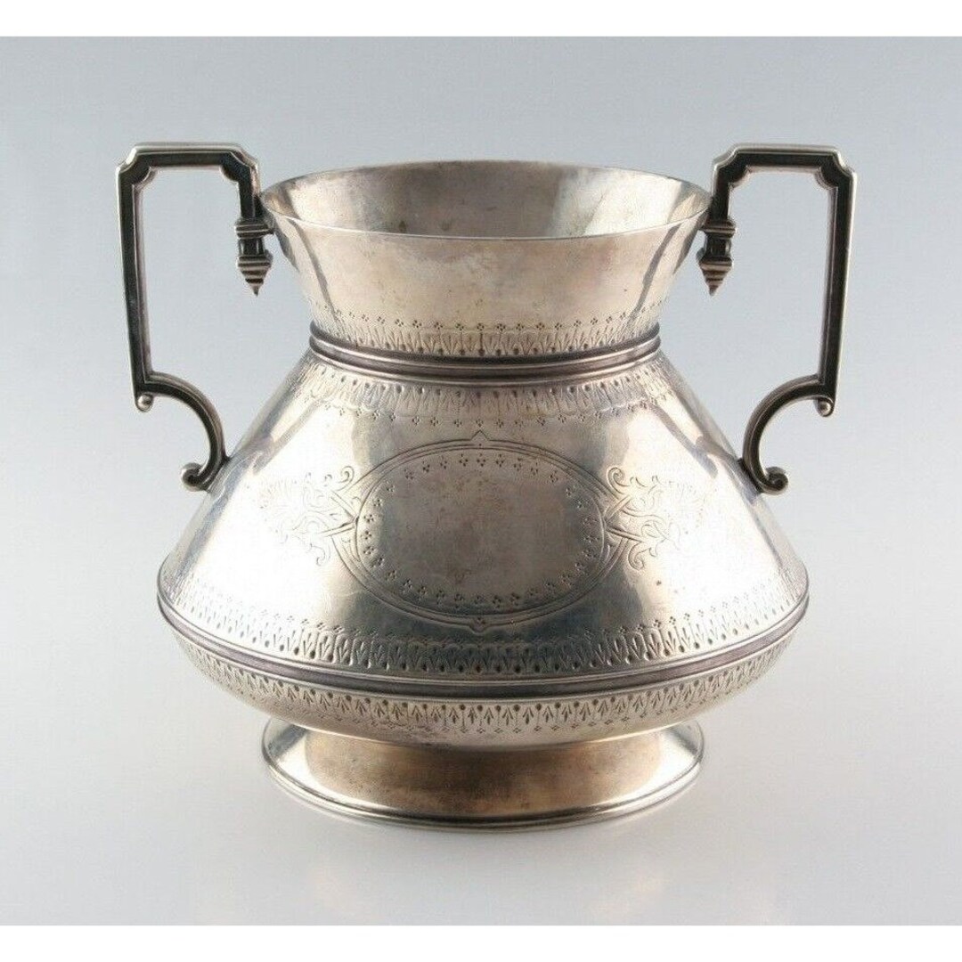 Antique Sterling Silver Art Deco Trophy Cup by Frederick Elkington & Co ...