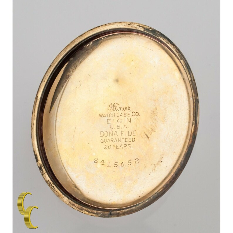 Elgin Antique Open Face Gold Filled Pocket Watch Gr 303 Size 12 7 Jewel ...