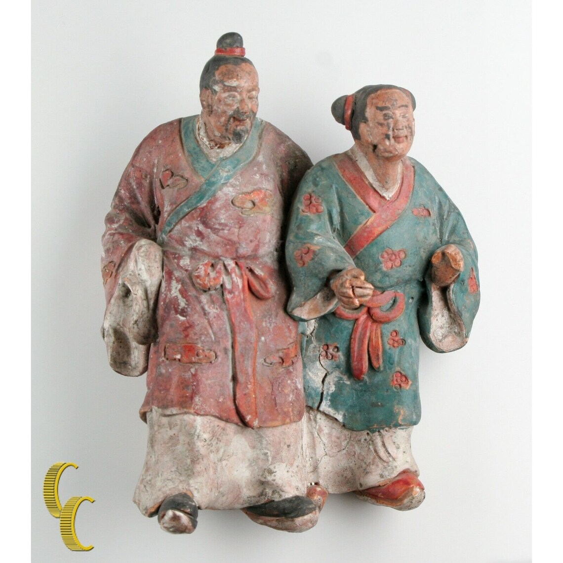 Lot of 7 Chinese Mud Men Figurines Glazed Nice Variety! - Etsy