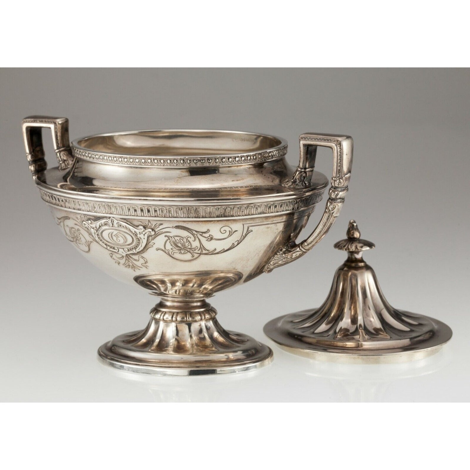 Juliet by Wallace Sterling Silver, Sugar & Creamer Set # 3700-2 - Etsy