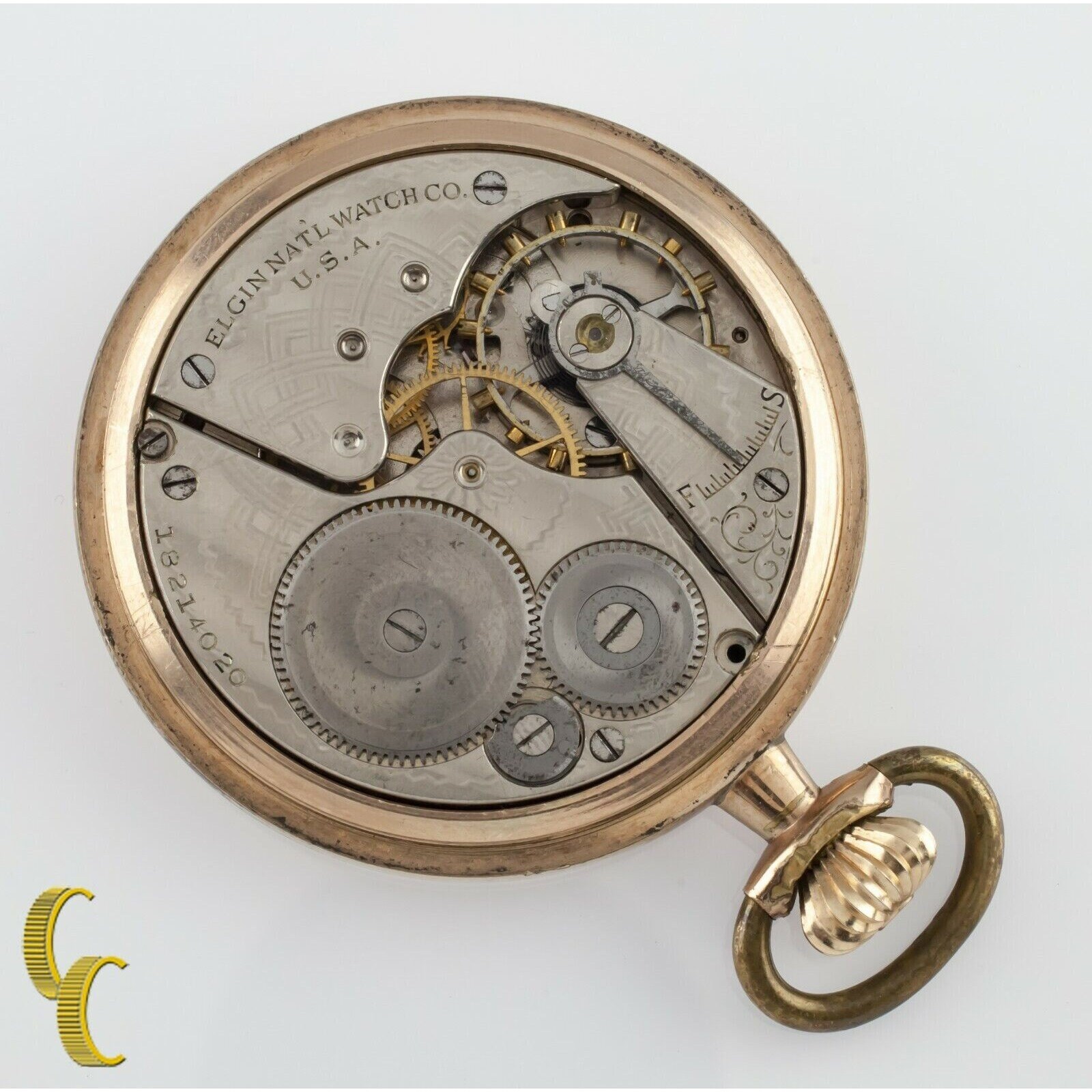 Gold Filled Elgin Antique Open Face Pocket Watch Gr 291 16S 7 Jewel - Etsy