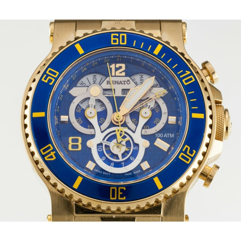 Renato Collezioni T-rex Diver Swiss Quartz Movt. 50mm Men's Watch - Etsy