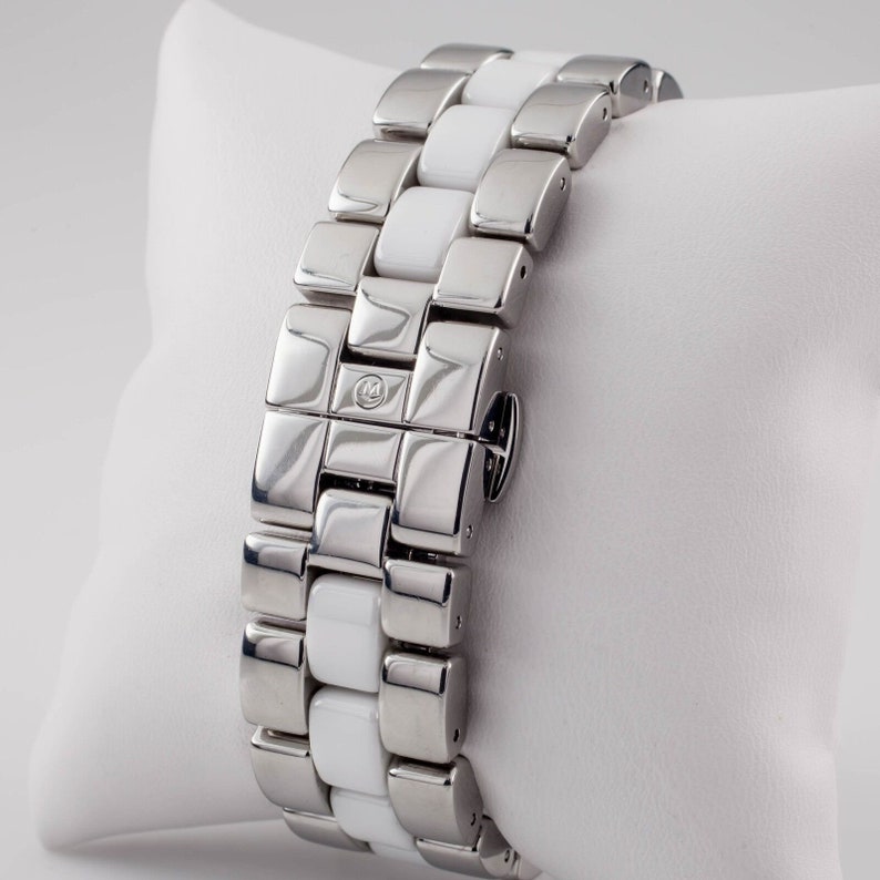 Movado Cerena Quartz Stainless Steel & Ceramic Watch W/ Date 32.3.14 ...