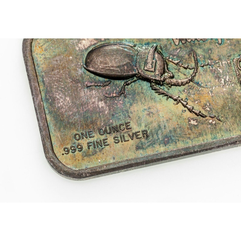The Watergate Bug 1 Oz Silver Art Bar by Colonial Mint - Etsy