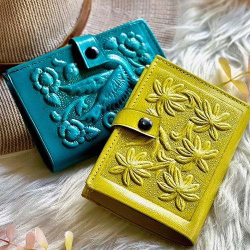 Sustainable Leather Vintage Style Women's Wallets Retro - Etsy