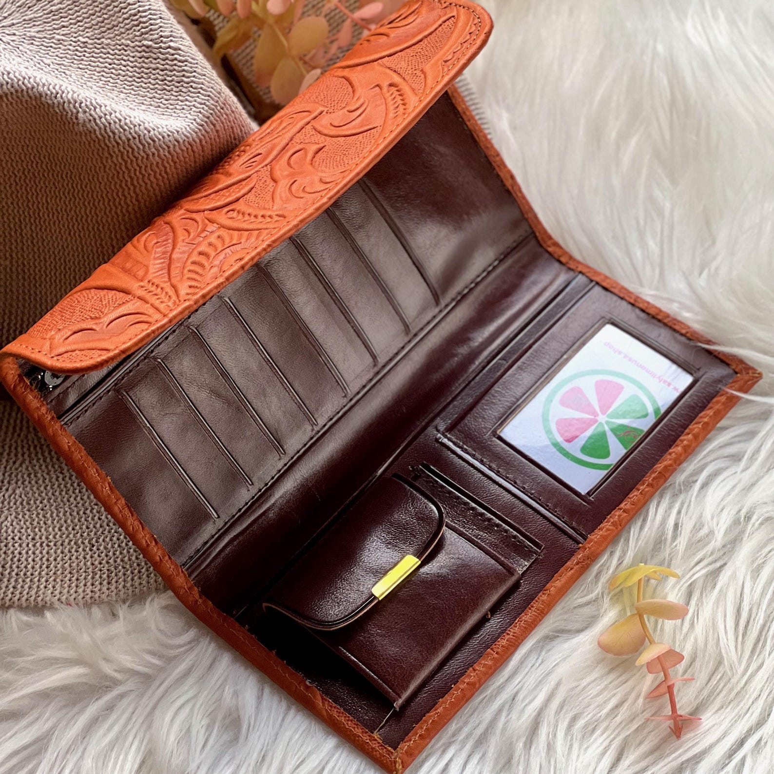 Personalized Leather Wallet for Women: Sustainable Artisan Crafted - Etsy