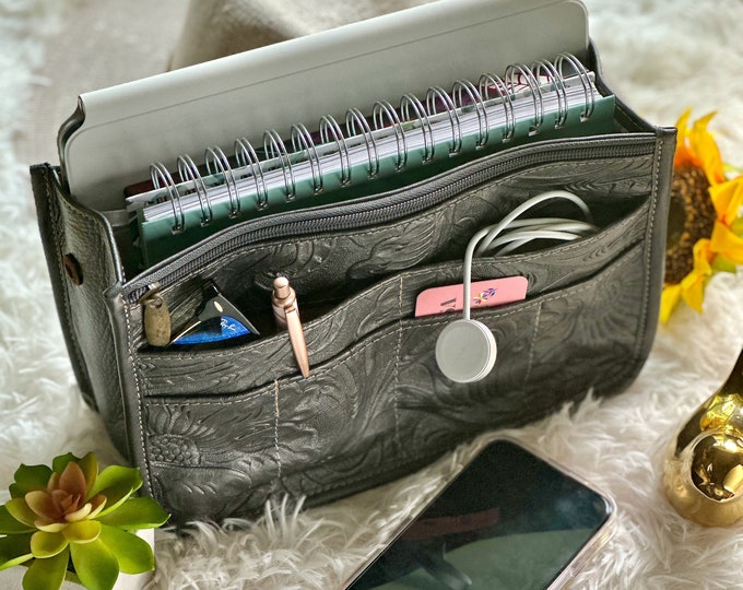 Removable Tote Organizer • Organizer Bag • Tote Bag Insert • Leather ...