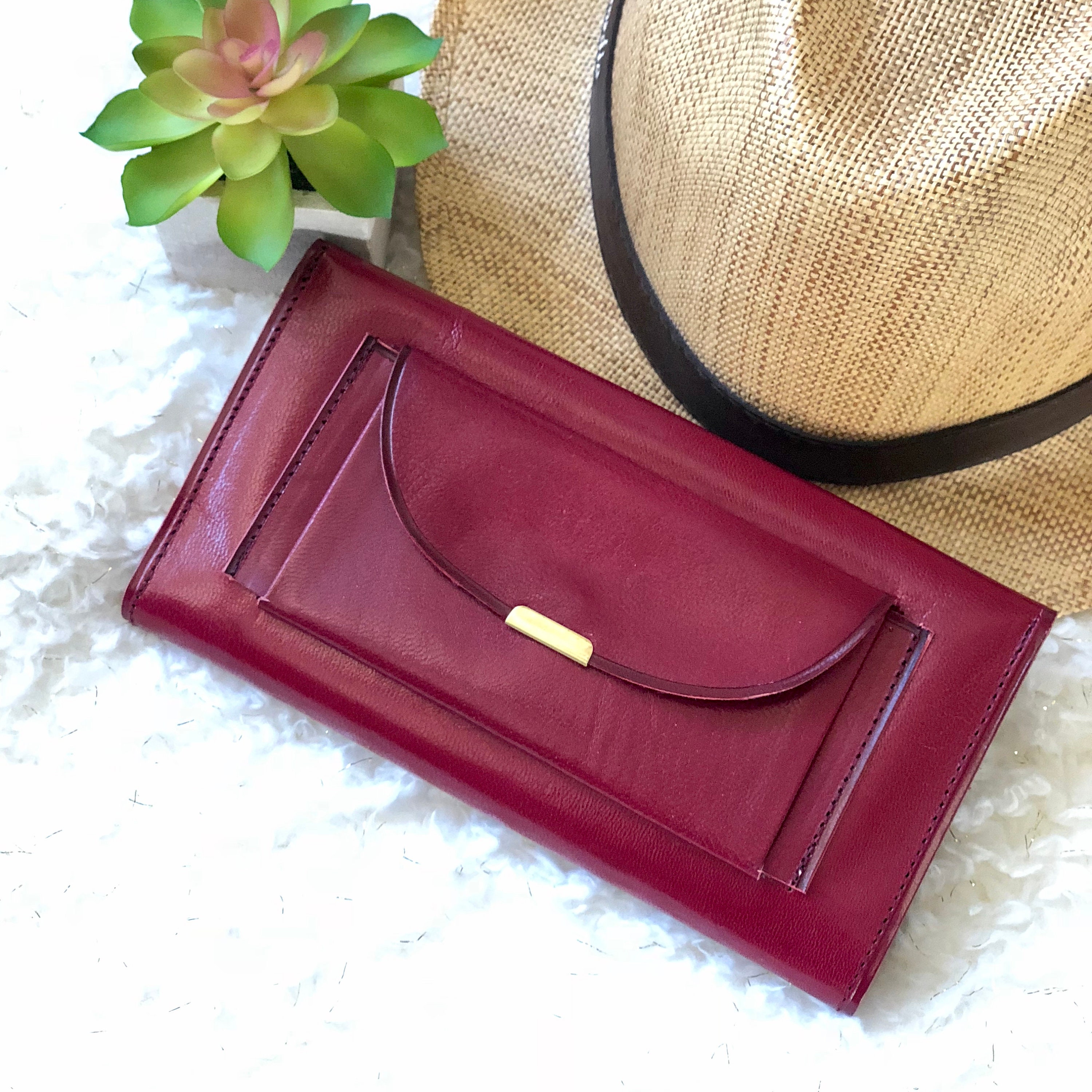 Woman Leather Wallet - Authentic Leather wallets for woman - gift for ...