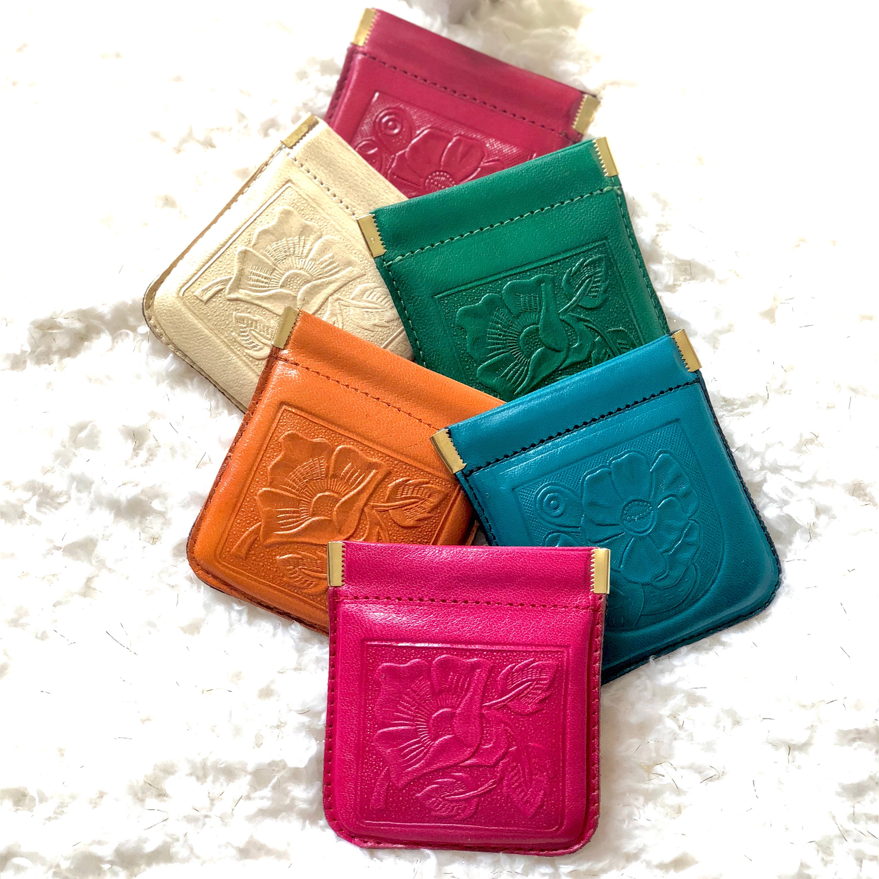 Bohemian Pouch *Yellow Squeeze Coin Purse* Women's Wallets*Gift for ...