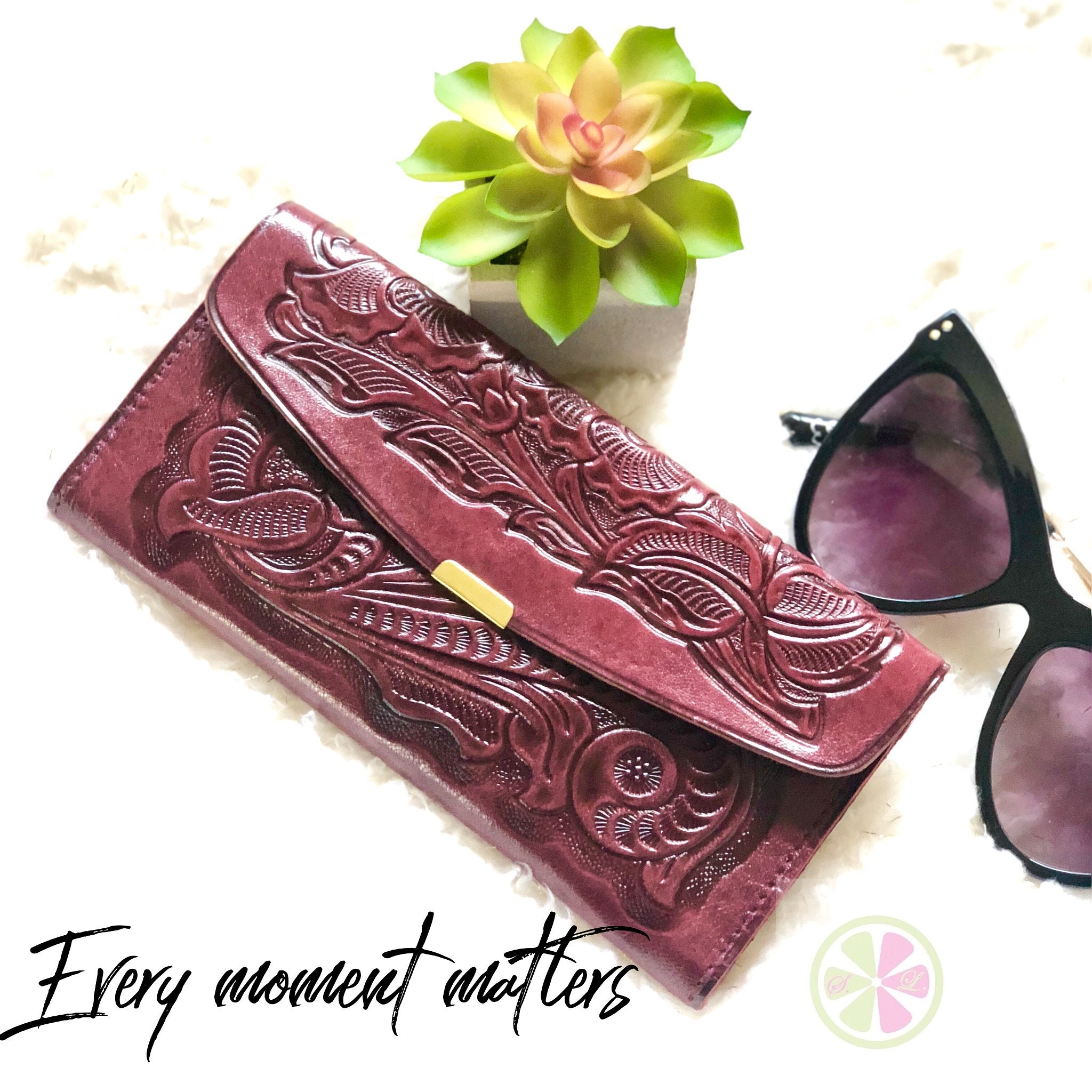 Bohemian Wallet*Woman Leather Woman* Leather Wallet Woman* Western ...