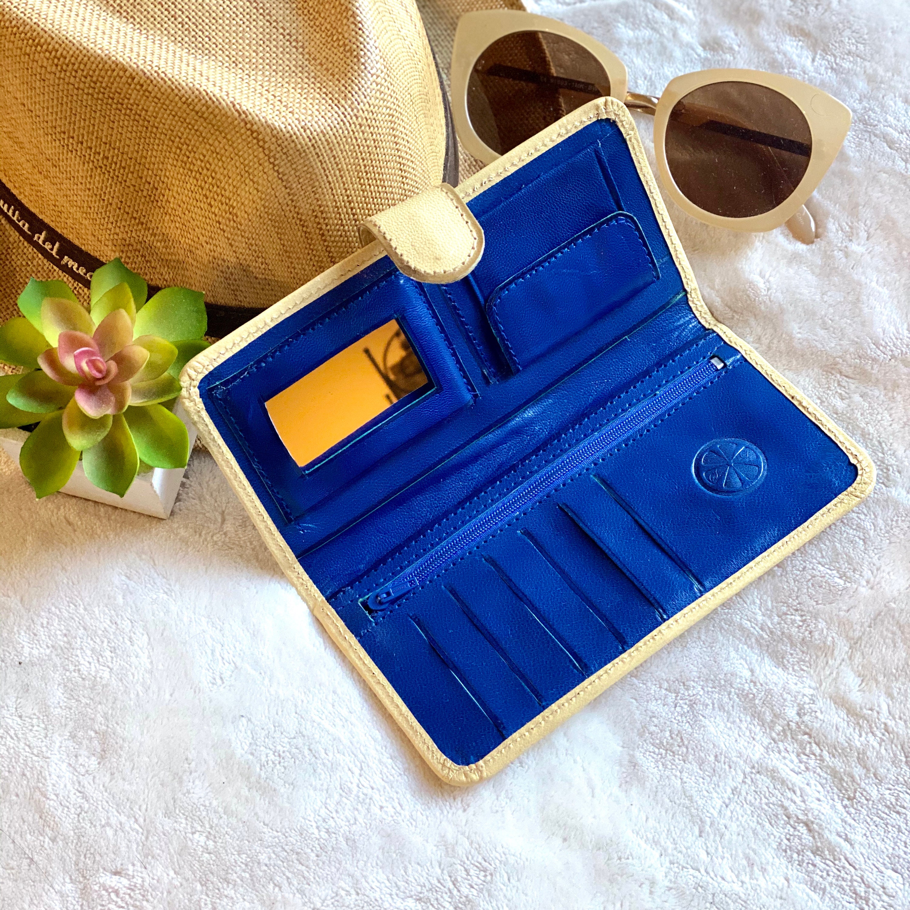 Women wallet leather - Small wallet for women - Bicolor women wallet ...