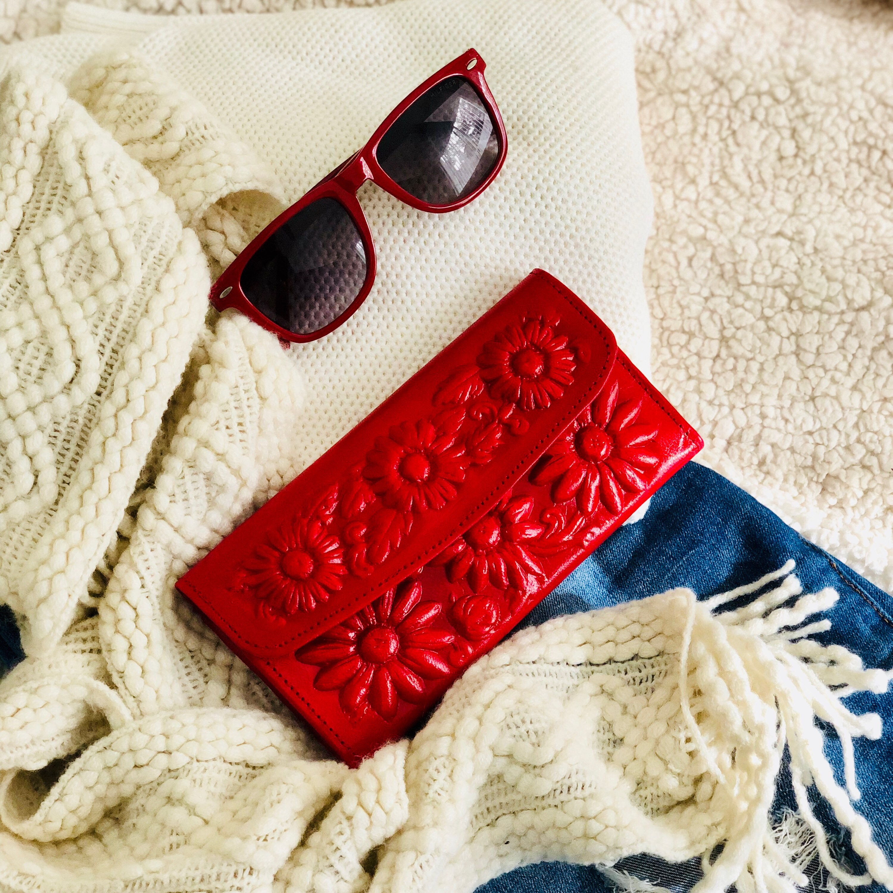 Mexican Leather Wallet, Vintage Style Wallet, Goat Leather Wallet ...